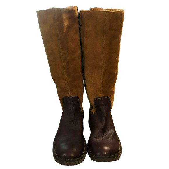 Born | Shoes | Born Boots Womens Beret Sz 7 Tall Kneehigh Brown Leather ...
